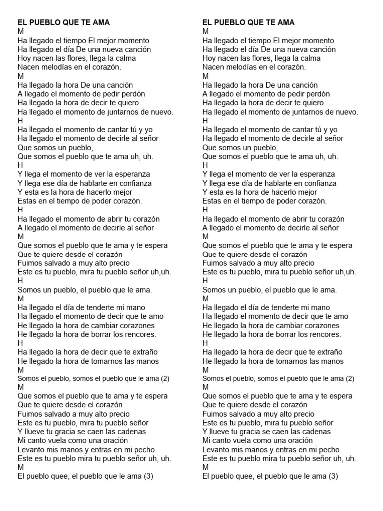 El pueblo que te ama y espera | PDF