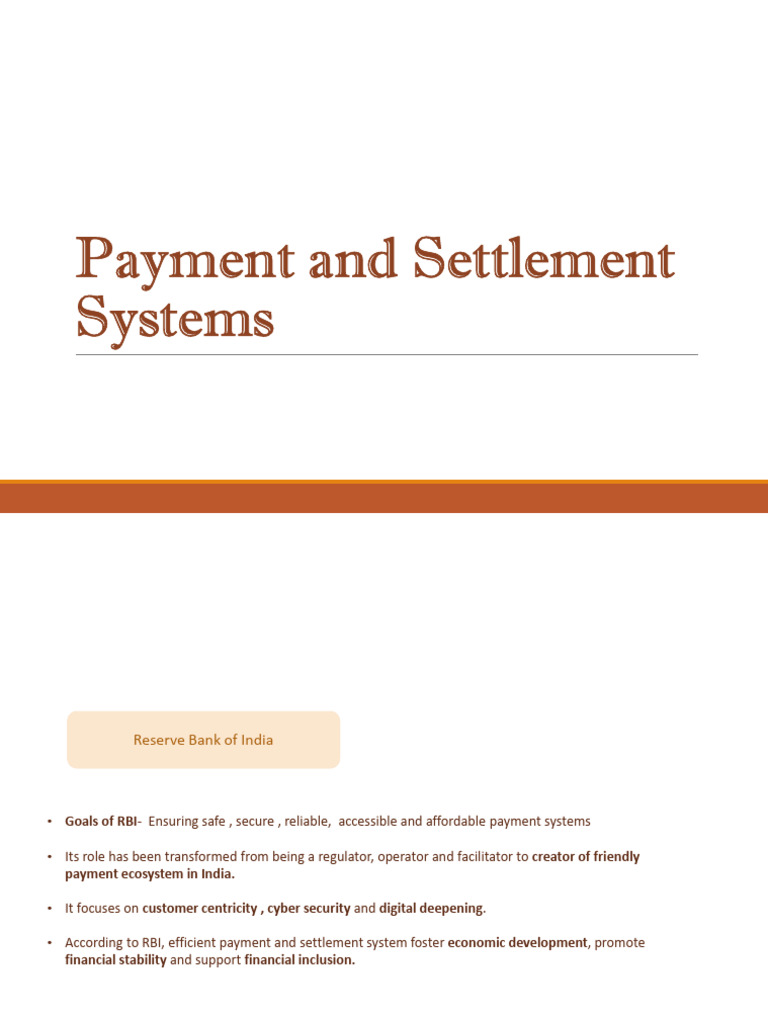 Enhancing India's Payment Systems | PDF | Service Industries | Banking ...
