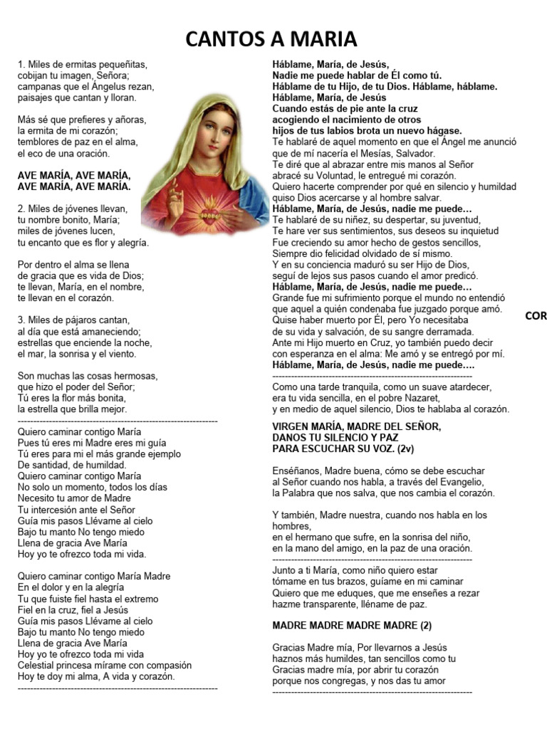 Miles de Ermitas | PDF | María, madre de Jesús | Oración