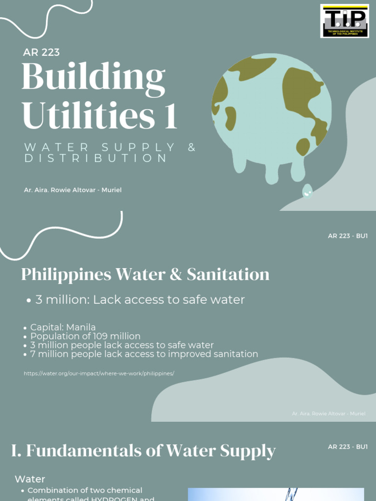 Water Supply and Distribution System | PDF | Plumbing | Water