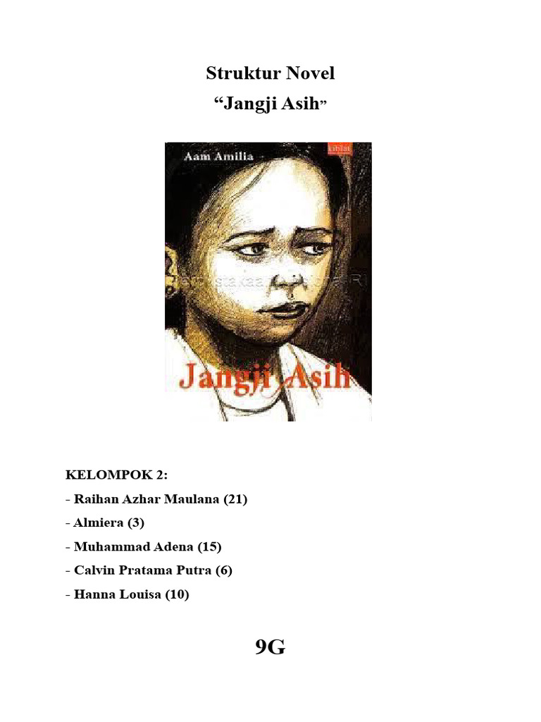 Struktur Novel Jangji Asih Kelompok 2 9G | PDF