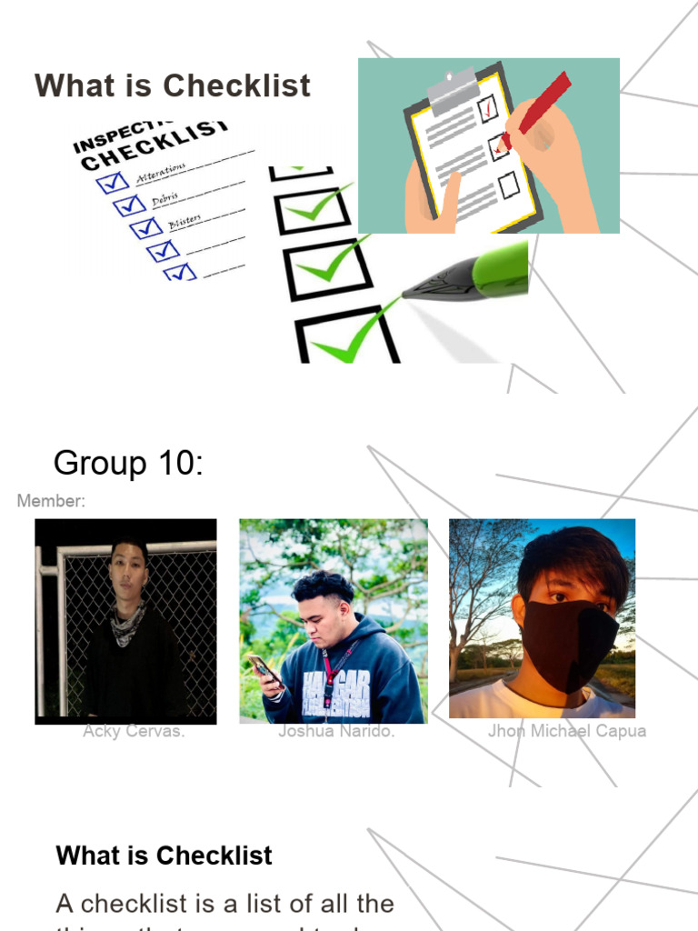 checklist | PDF | Tire | Battery Charger