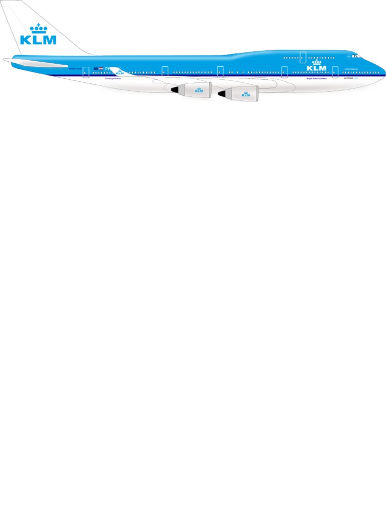 KLM - Boeing - 747 3,204×828 Pixels | PDF