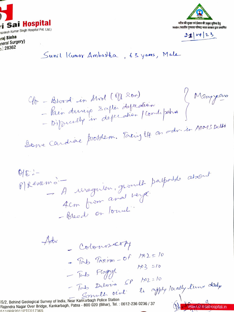 Flexible Sigmoidoscopy Report Summary | PDF