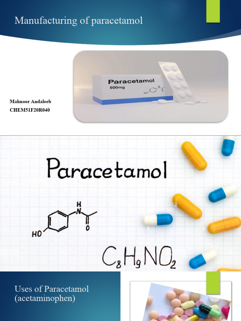Manufacturing of Paracetamol | PDF | Wellness