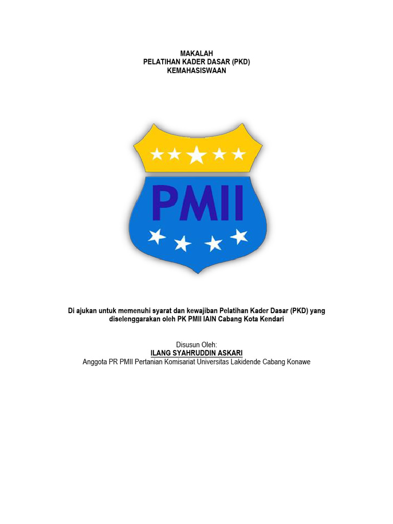 Makalah PKD Pmii | PDF