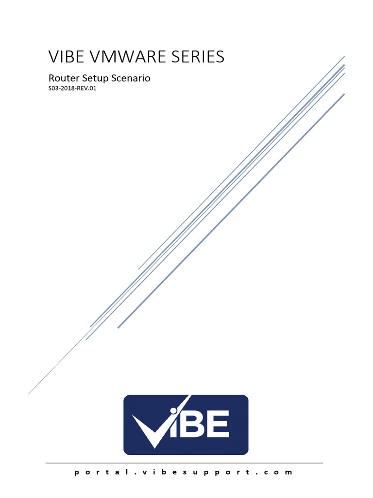 s03-2018 - Vibe Vmware Series Router | PDF | Router (Computing) | Virtual Machine