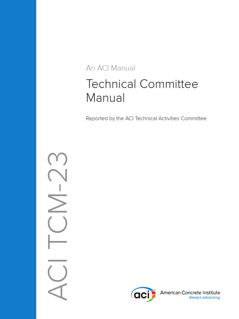 Technical Concrete Manual ACI | PDF | Specification (Technical Standard ...