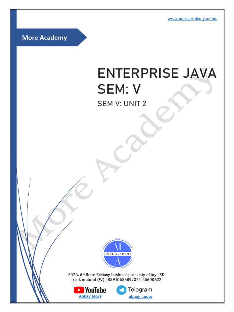 Java Unit 2 - 23410735 - 2023 - 11 - 22 - 12 - 41 | PDF | Http Cookie | World Wide Web