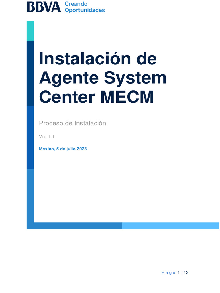 Instalación de Agente System Center - MECM-v1 | Descargar gratis PDF ...