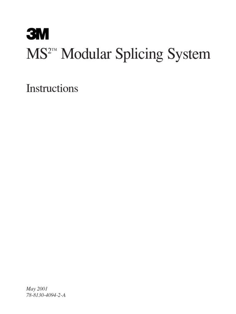 Modular Splicing System | PDF | Electrical Connector | Manufactured Goods