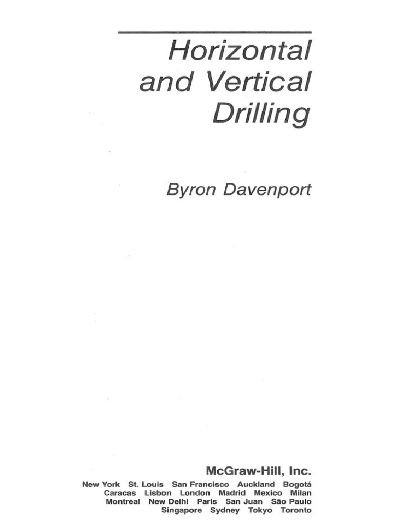 Horizontal and Vertical Drilling - Byron Davenport | PDF | Oil And Gas ...