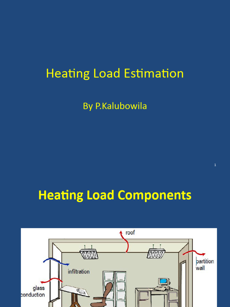 Heating Load | PDF | Heat Transfer | Architecture