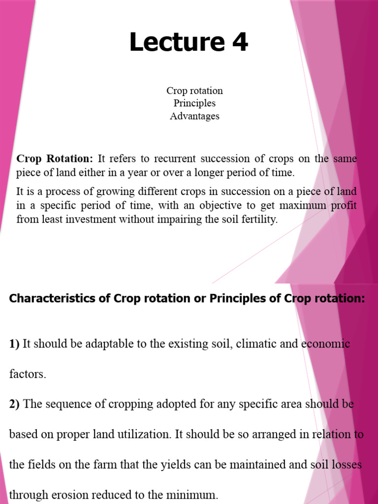 Crop Rotation | PDF | Crop Rotation | Agriculture
