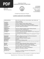 Language Line Language List | PDF