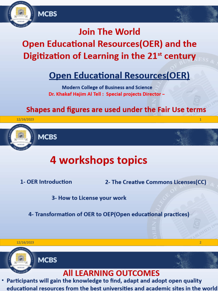 OER Topic 1 | PDF | Digital Rights Management