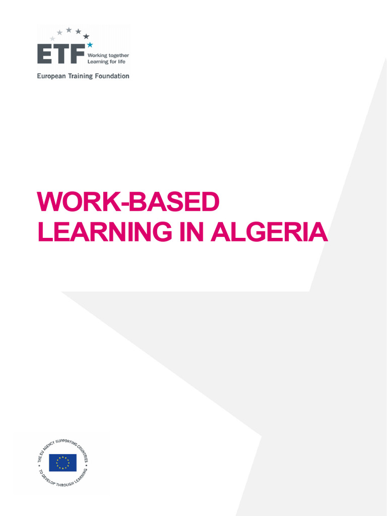 Work-Based Learning in Algeria | PDF | Apprenticeship | Vocational ...