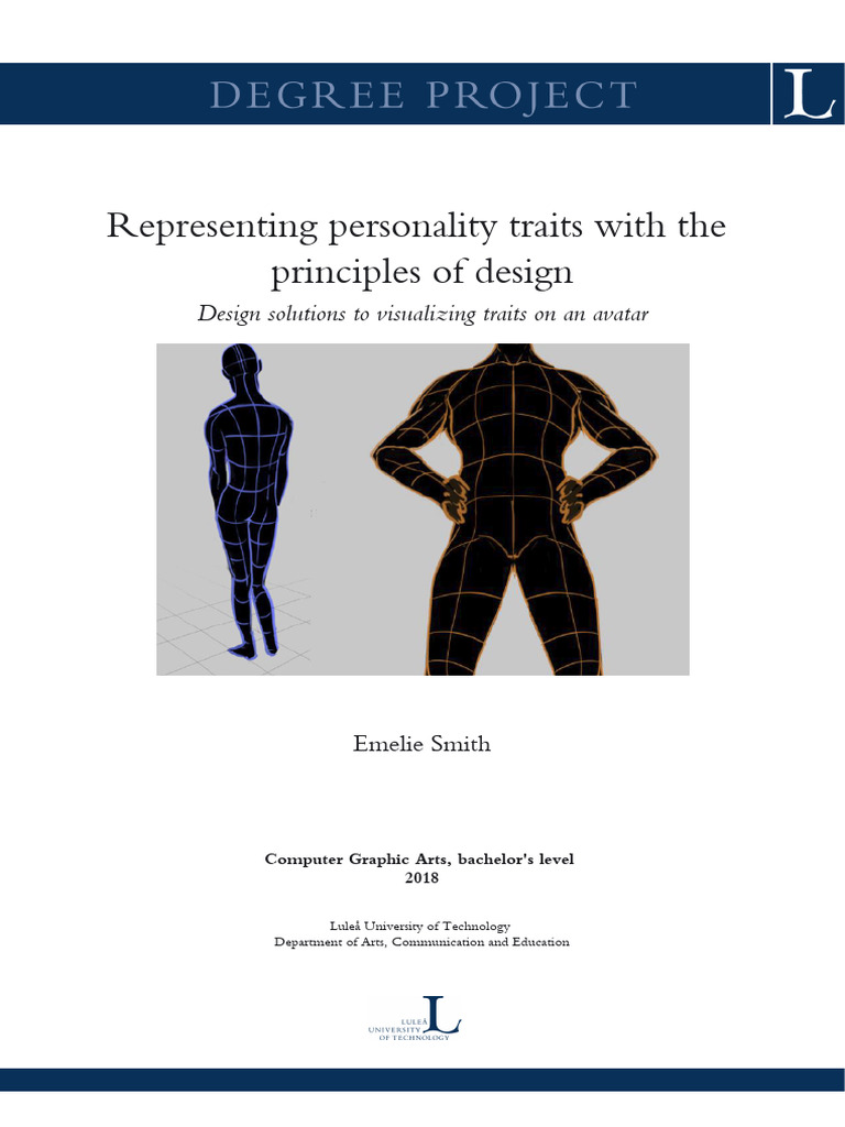 Visualizing Personality Traits in Avatars | PDF | Color