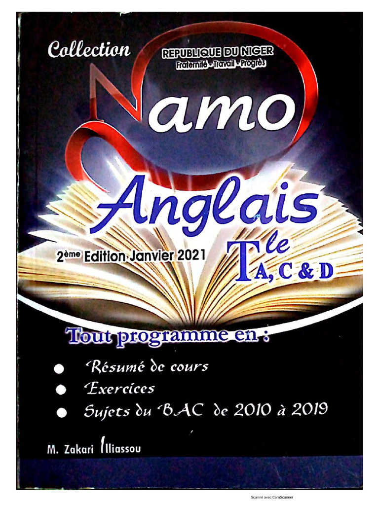 Collection Namo Anglais 2éme Édition 2021 Tle A, C & D | PDF