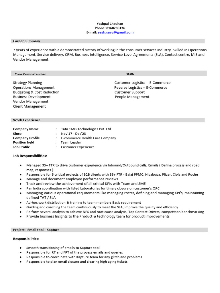 Yash Resume Dec 2023 | PDF | Computing | Information Technology Management