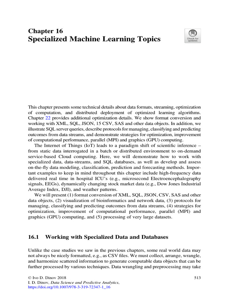 Data Science and Predictive Analytics Bi | Download Free PDF | Json | Html