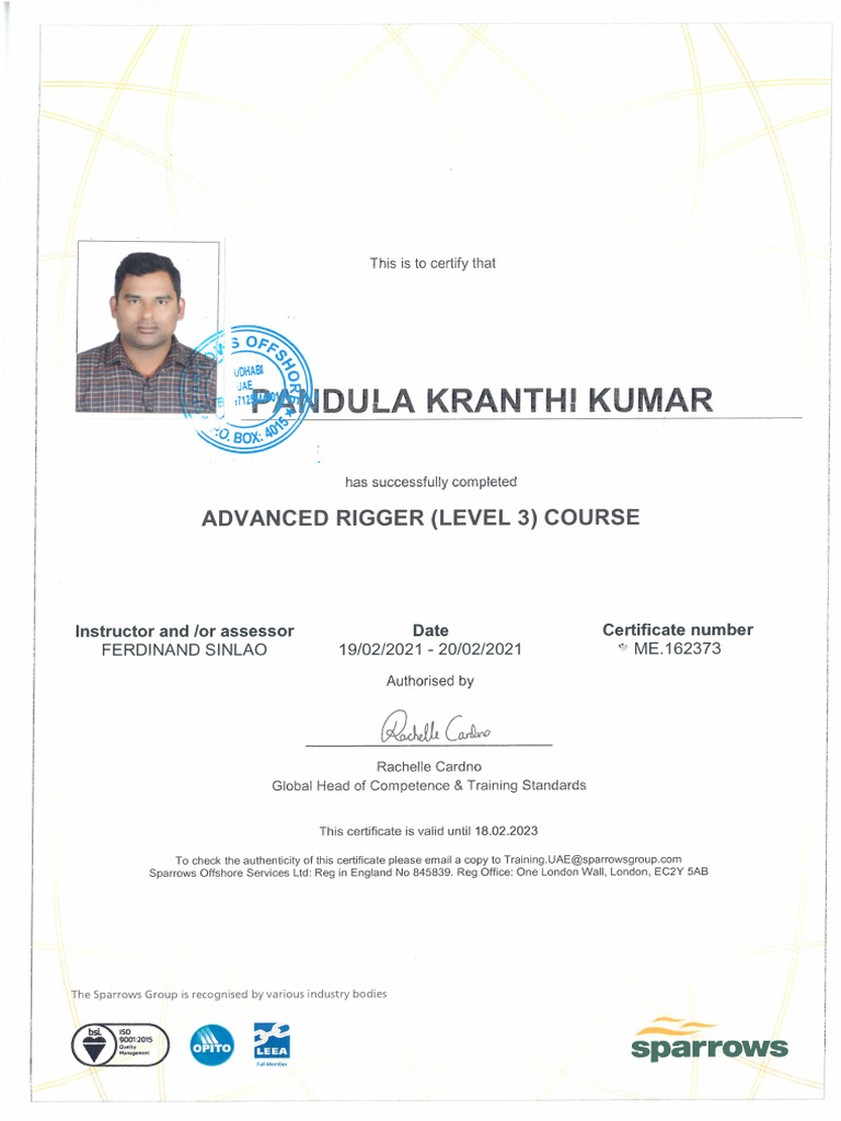 KRANTHI - Rigger 3 | PDF KRANTHI - Rigger 3 | PDF