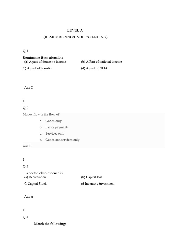 Xii Ni Ui4 QB | Download Free PDF | Gross Domestic Product | Measures ...