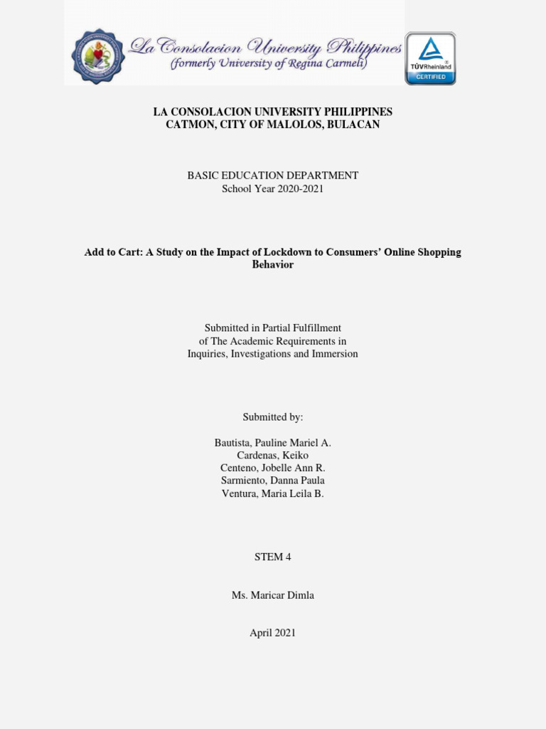 Stem4 - Group5 - Draft1rad C | PDF | Survey Methodology | Psychological ...