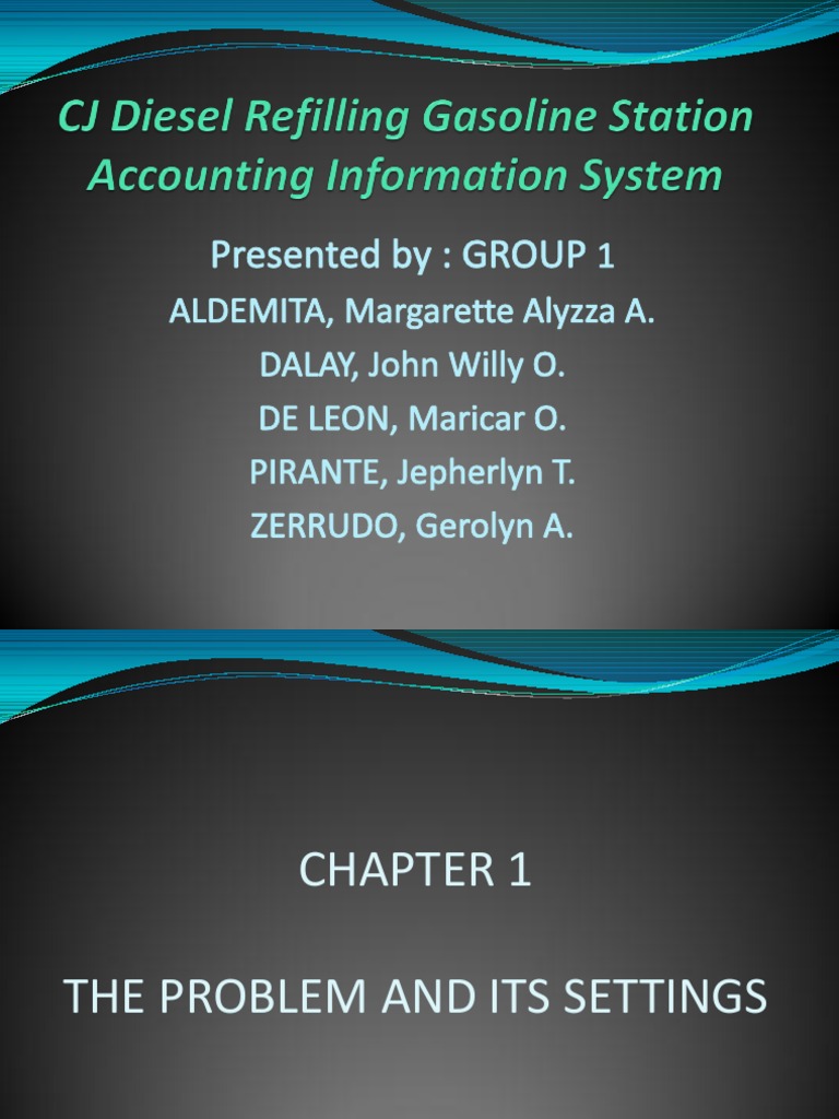 CJ Diesel Refilling Gasoline Station | PDF | Information System ...