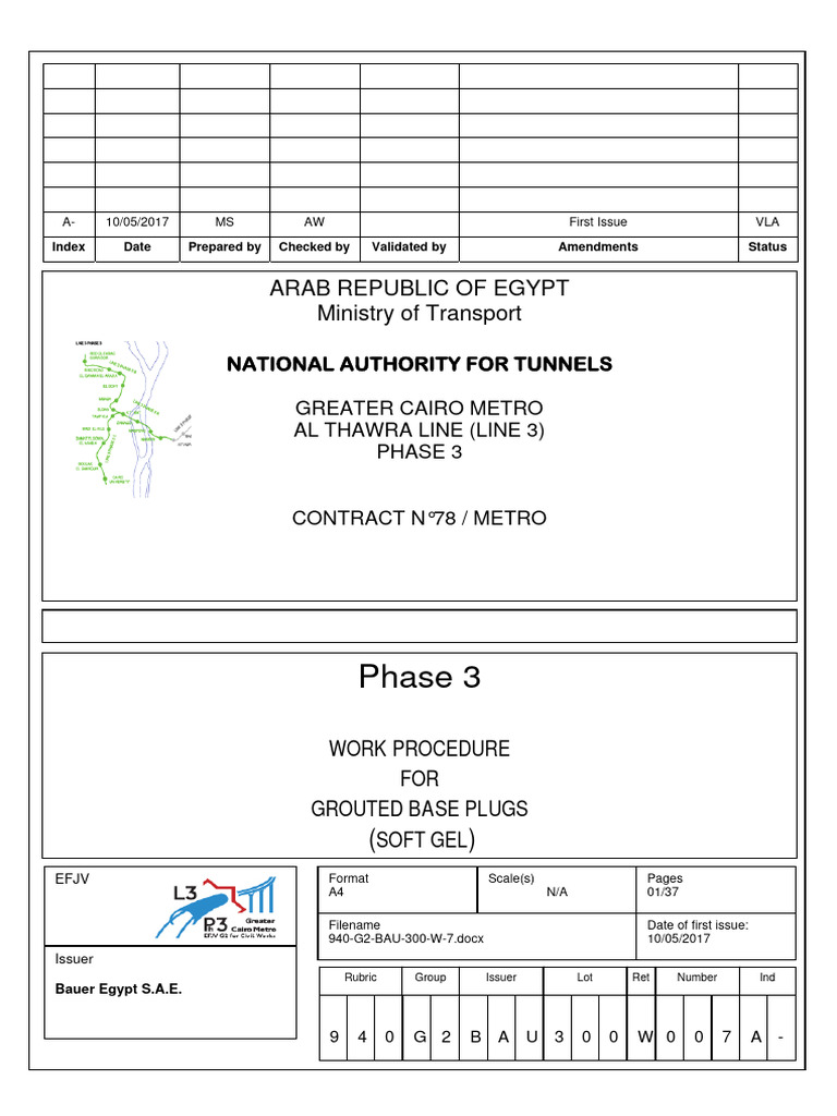 Ms Grout Rev A Phase 3 | PDF | Valve | Chemical Engineering