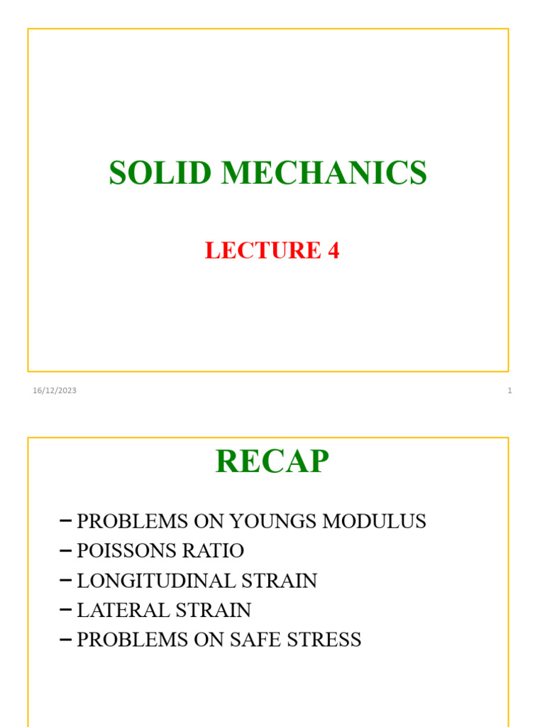 Relationships in Elastic Moduli | PDF | Young's Modulus | Elasticity (Physics)