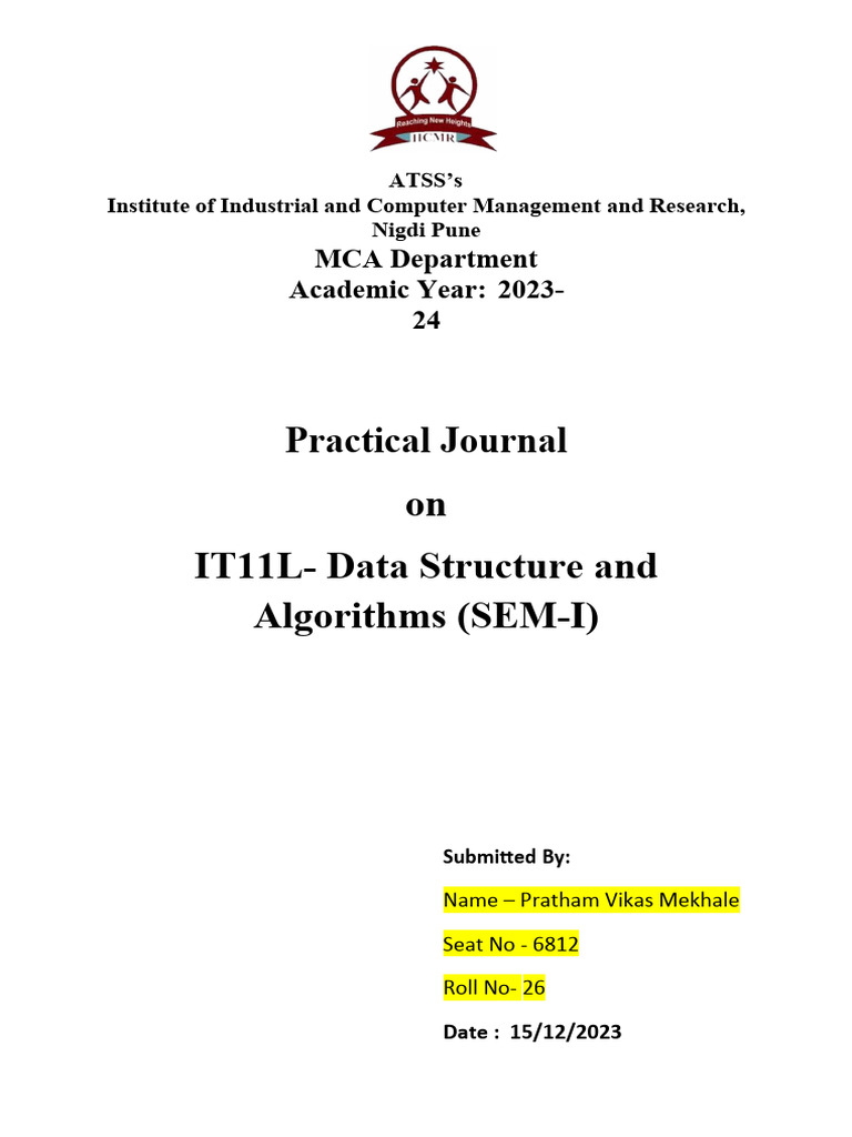 Dsa 1 | PDF | Computer Programming | Algorithms And Data Structures Dsa 1 | PDF | Computer Programming | Algorithms And Data Structures