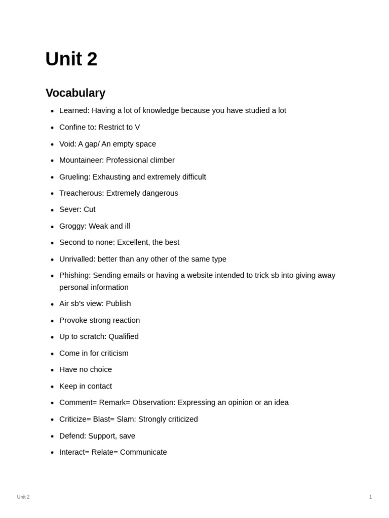 Close-Up Unit 2 | PDF | Linguistics