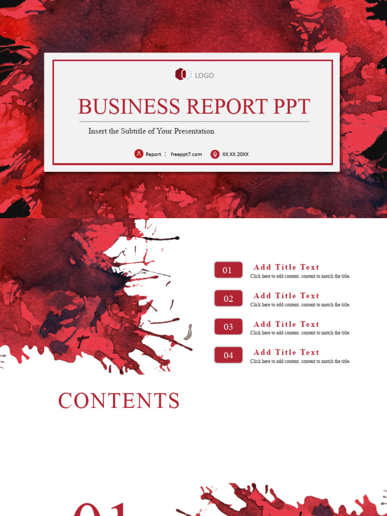 Red Background PowerPoint Template | PDF | Proprietary Software | Unix Software
