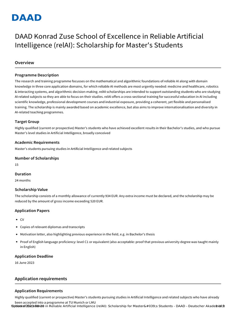 deutschlandstipendiumdatenbanken21148-scholarship-database | PDF | Artificial Intelligence ...