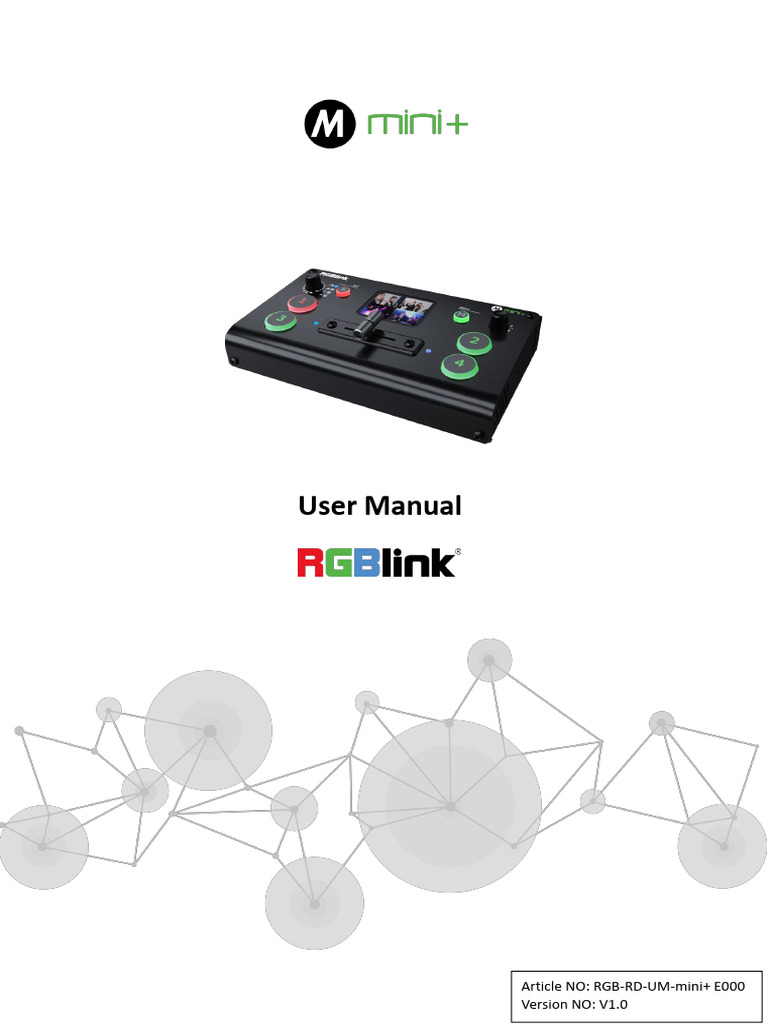 RGBlink Mini + User Manual | PDF | Ip Address | Computer Network