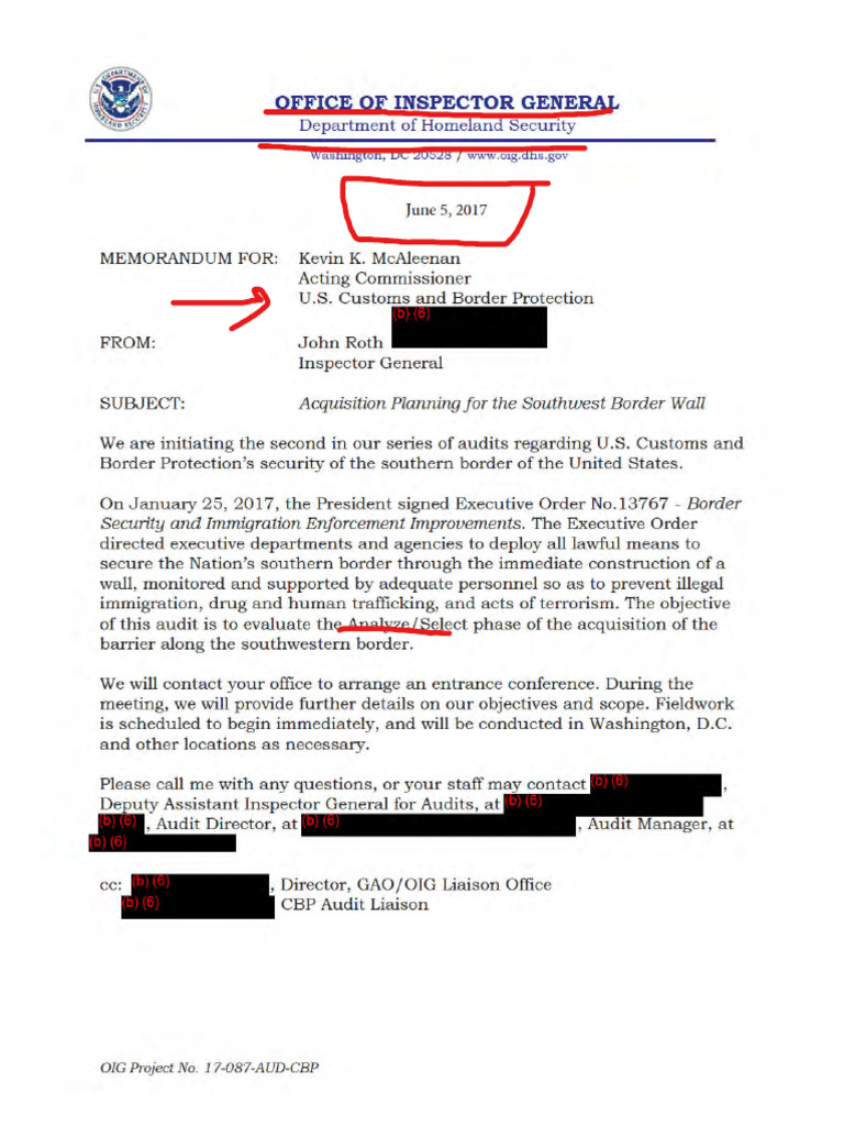 DHS OIG Border Report | PDF | U.S. Customs And Border Protection ...