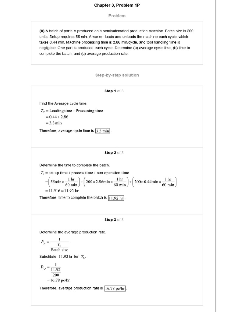 Ch-3 - Some Problem Solution | PDF