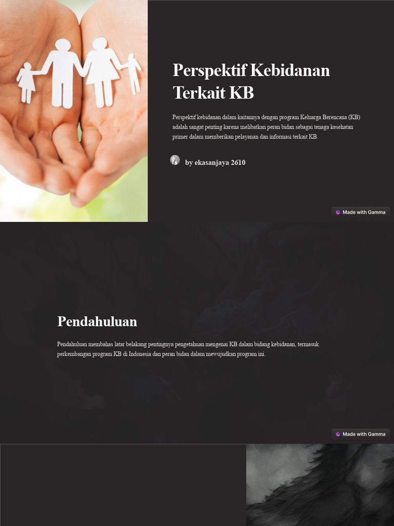 Perspektif Kebidanan Terkait KB | PDF
