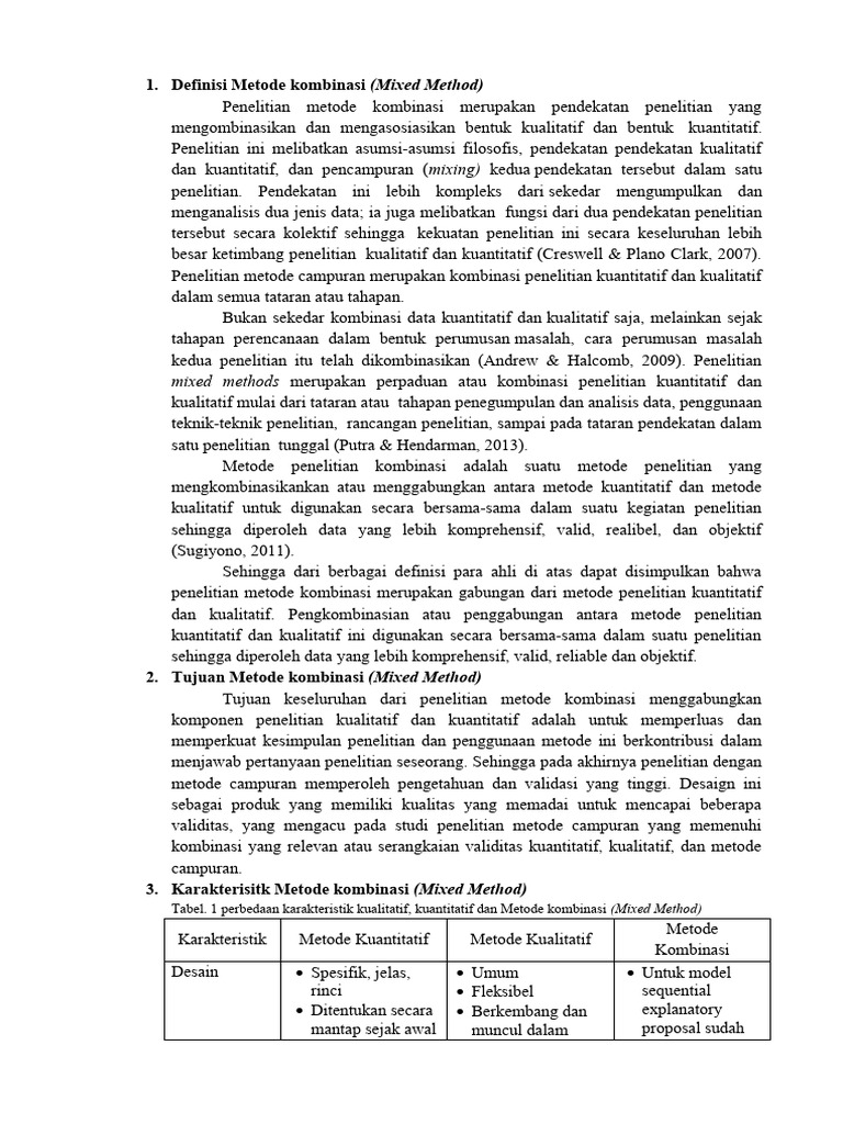 Mixed Method | PDF