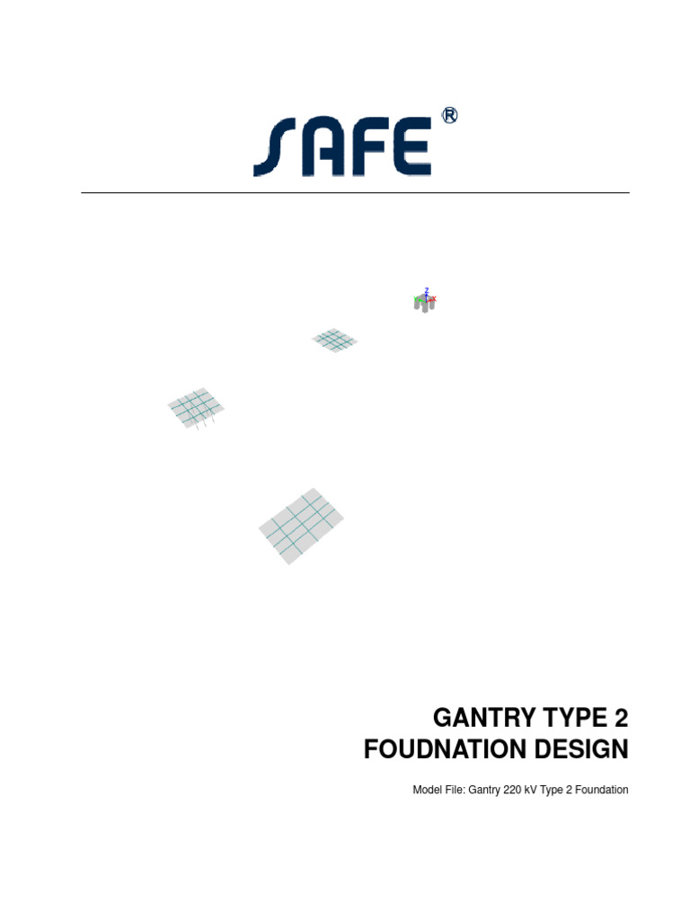 Gantry Type 2 Foundation Design Data | PDF | Linearity | Physical Sciences