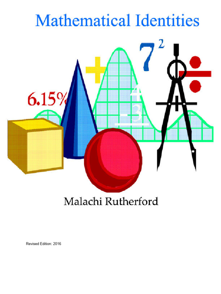 Mechanical Identities by Malachi Rutherford | PDF | Abstract Algebra ...