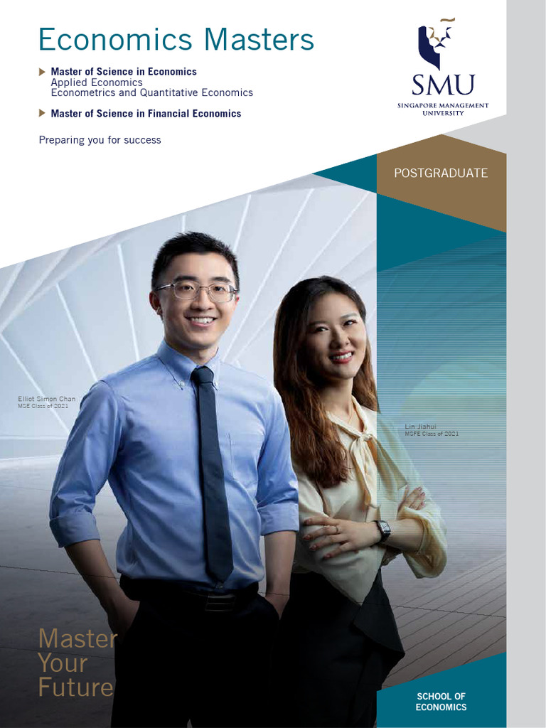 SMU Economics Masters Brochure - 23 | PDF | Economics | Economies