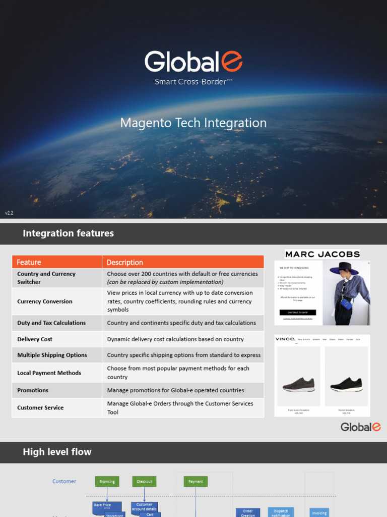 Magento-Global-e Integration Guide | PDF | Point Of Sale | Magento