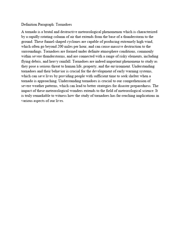 Definition Paragraph | PDF