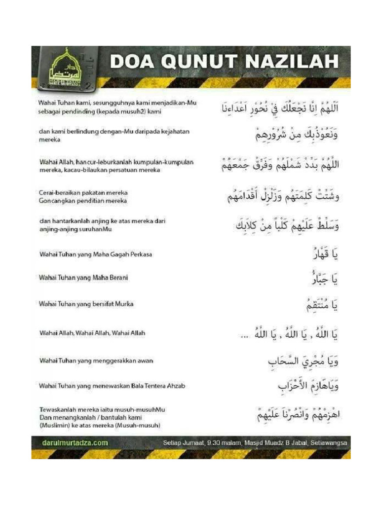 Qunut Nazilah | PDF