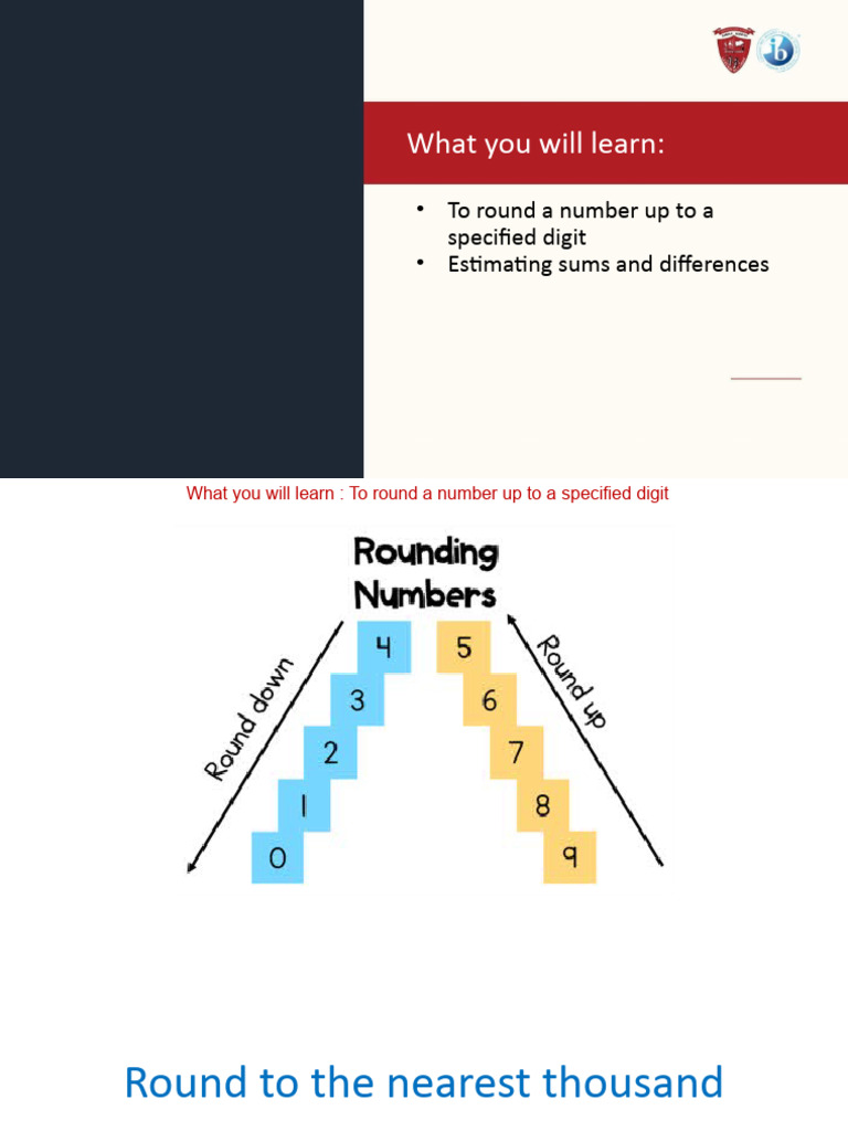 Chapter 9 (B, C) Estimation of Sums and Differences With Rounding ...