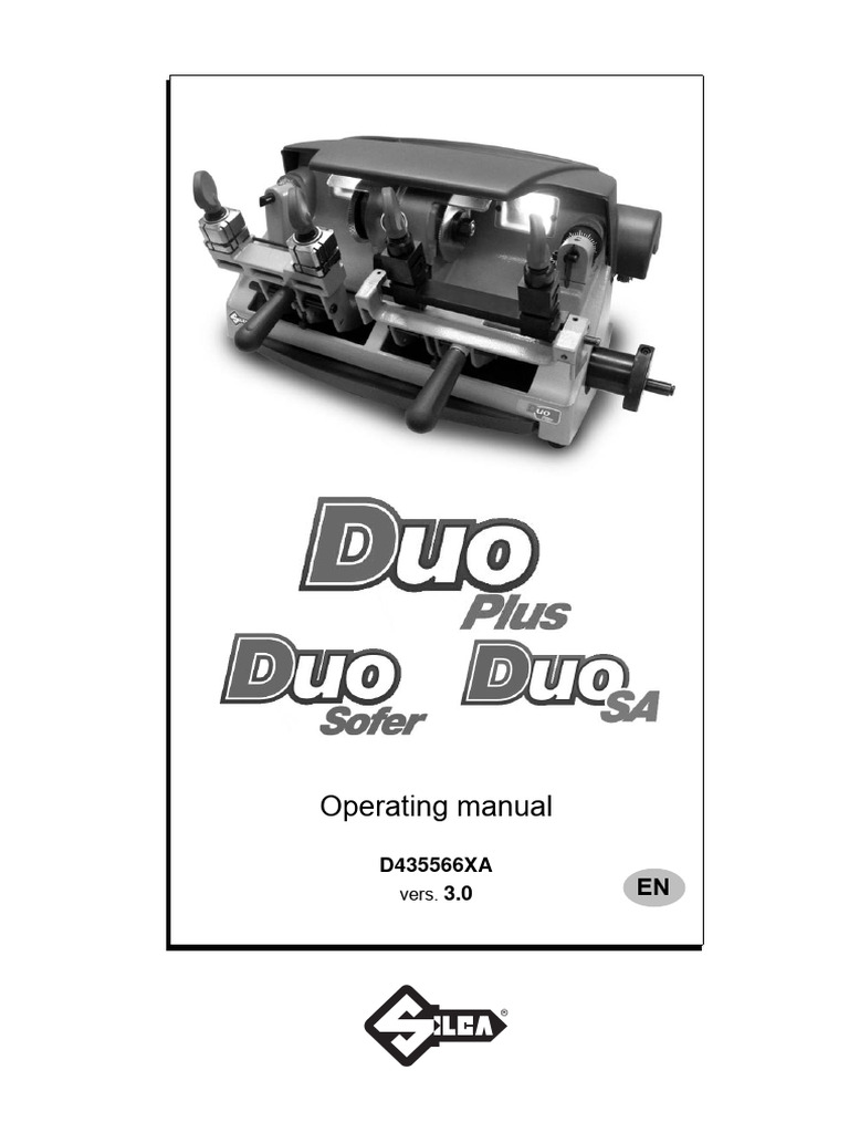 Duo Plus Manual Multi | PDF | Switch | Electric Motor