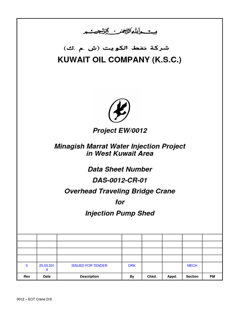 EOT Crane | PDF | Crane (Machine) | Alternating Current