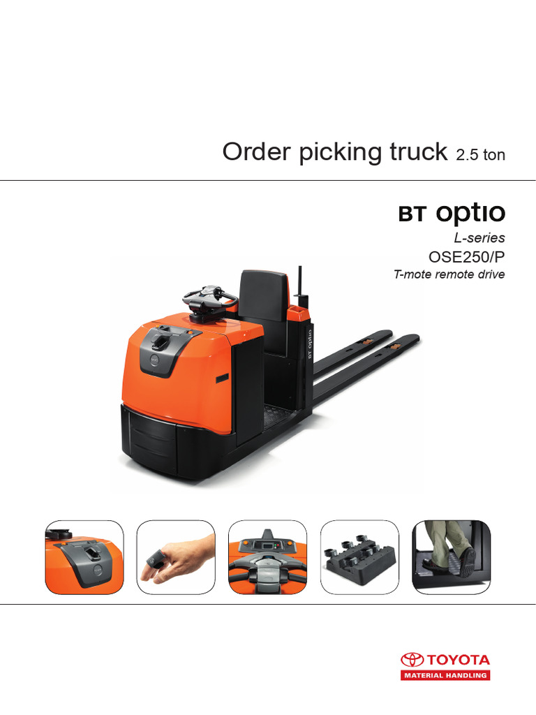 BT Optio Lseries OSE250 (P) Datasheet - PDF 14132 | PDF | Truck | Axle